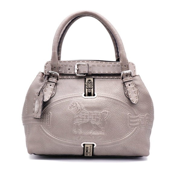 Fendi | Bags | Fendi Selleria Gray | Poshmark